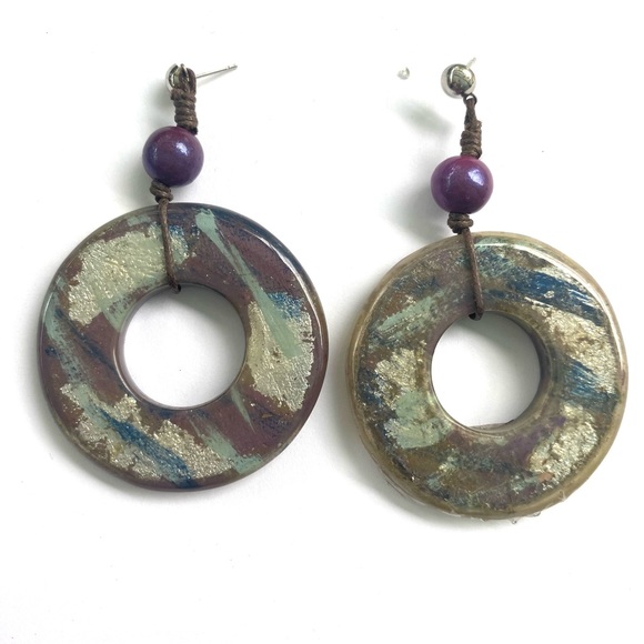 nice vs naughty | Jewelry | Purple Pearlized Wrapped Wrap Bead Loop ...